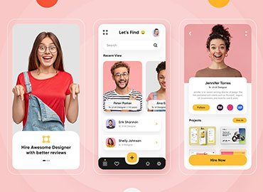 Mobile App UI Kit – Data Force